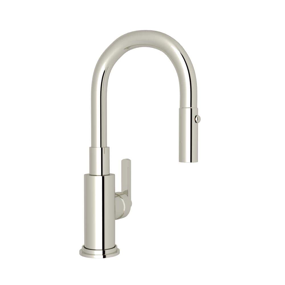 ROHL Lombardia Kitchen Single-Handle Bar Faucet in Polished Nickel ...