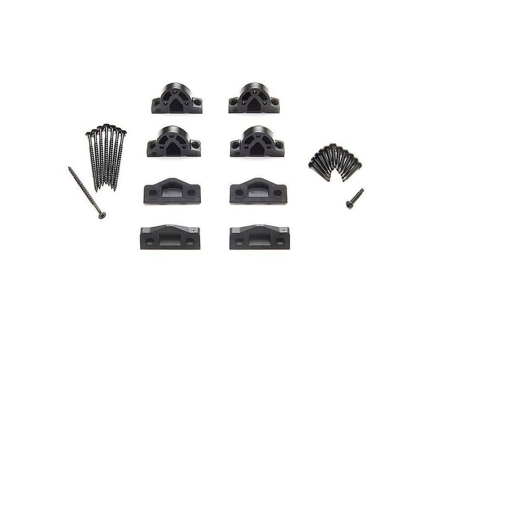 Trex Select Mounting Hardware (Use w/ Stair Cut Rail)-Black 543300806 ...