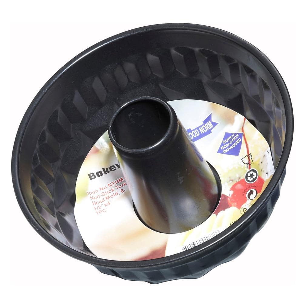 Winco 8.5 in. Carbon Steel Turk Head Mold Cake Pan NTHM-8 - The Home Depot