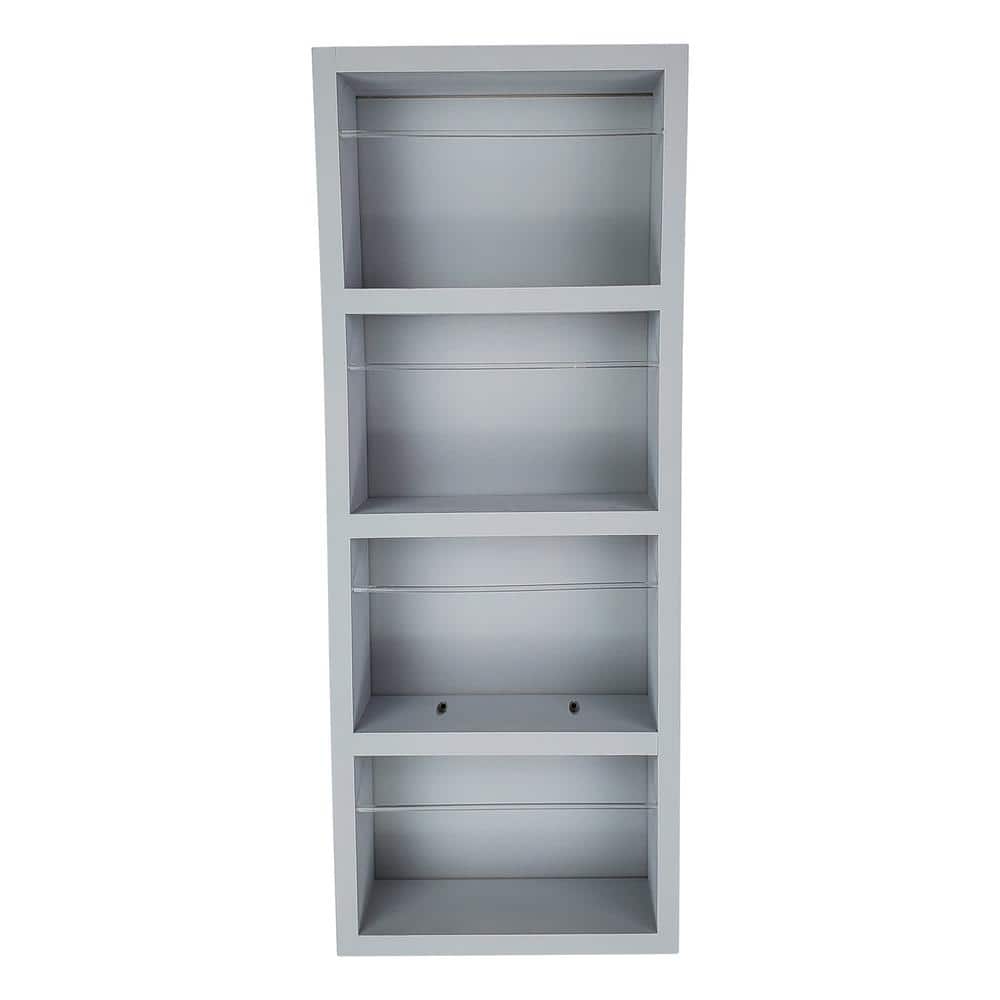 WG Wood Products 3.5 in. x 11 in. x 28 in. Malibu Primed Gray Wood ...