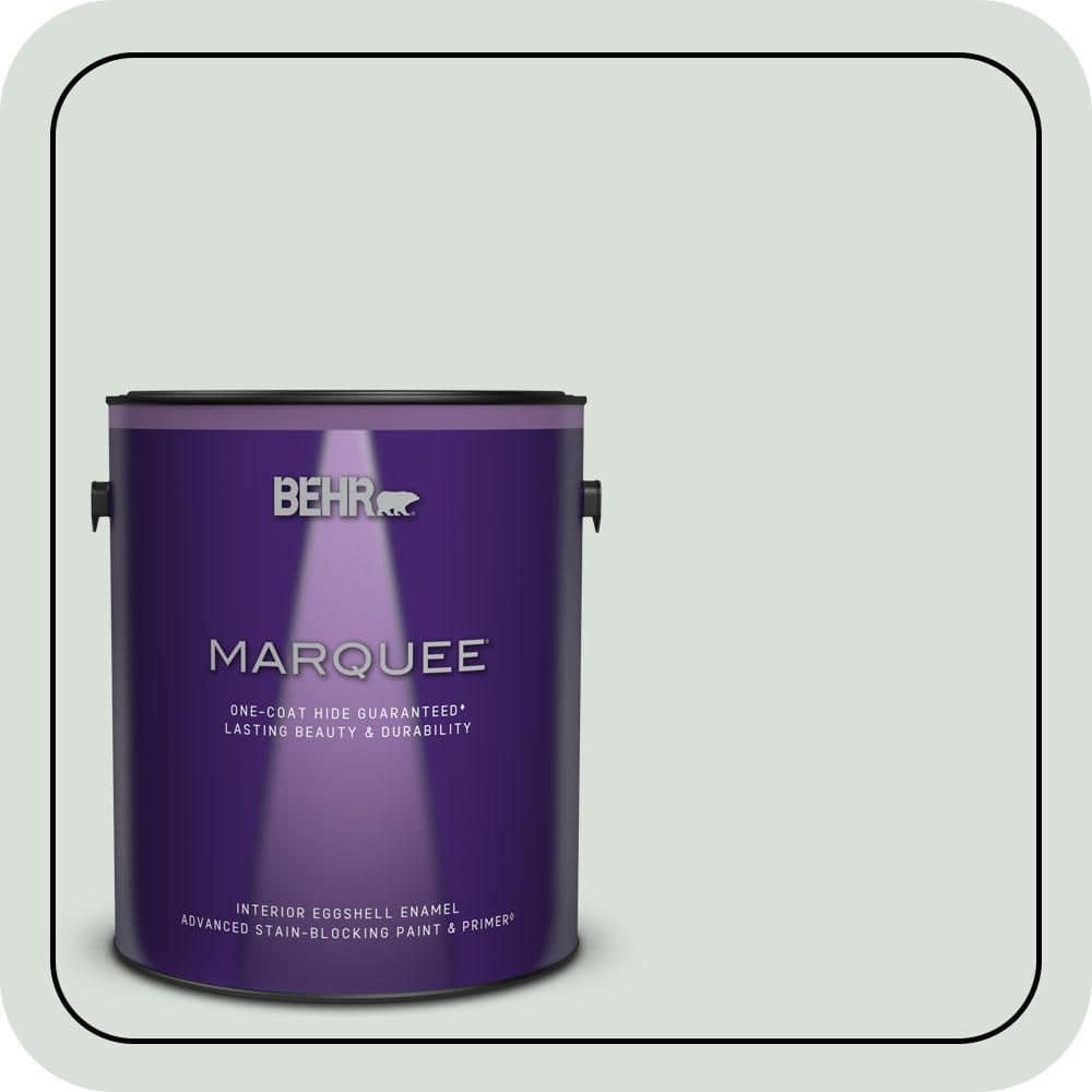 BEHR MARQUEE 1 gal. #N420-1 Juniper Breeze Eggshell Enamel Interior ...