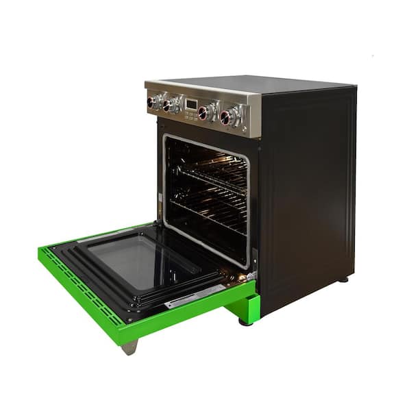 Magic Chef Pro-Style 30 in. 4-Element Slide-In Electric Range with ...