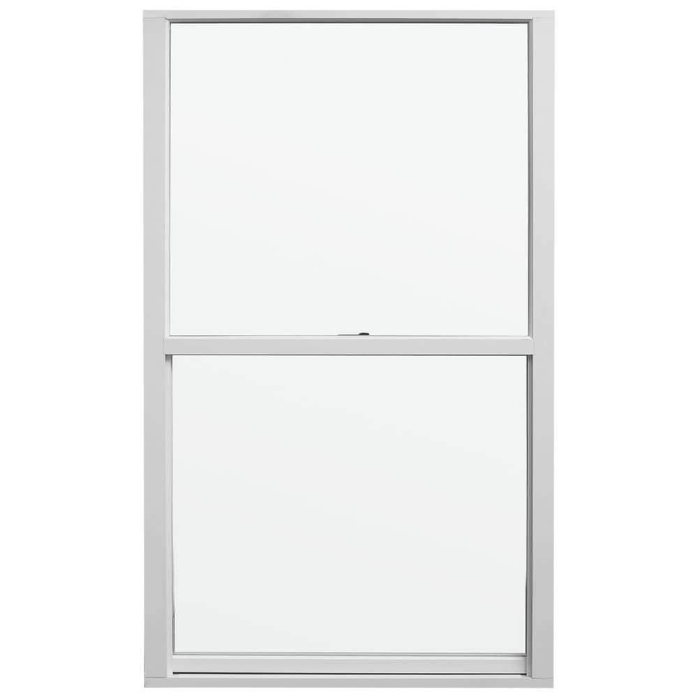 Air Master Windows and Doors Air Master SH250 37 in. x 50-5/8 in. Single Hung White/Grey Impact ...
