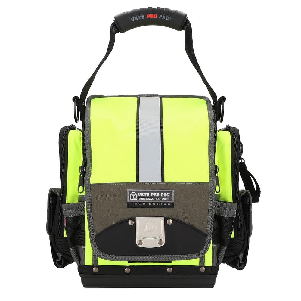 VETO PRO PAC 15in Medium Hi-Viz Yellow Nylon Tool Pouch W Pen;Knife ...