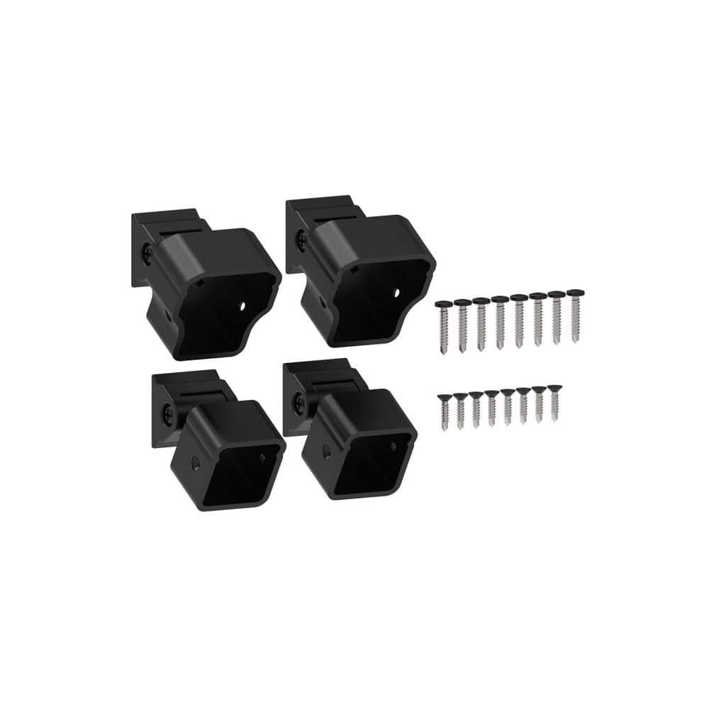 NewTechWood Allure Aluminum Preassembled Rail Angled Bracket AL-STR ...