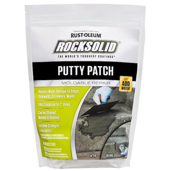 Rust-Oleum RockSolid 3 lbs. Concrete Putty Patch (6-Pack) 60627 - The ...