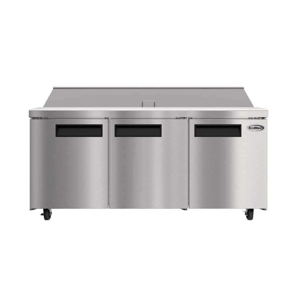 Reviews for Koolmore 70 in. Commercial 3-Door Refrigerated Salad Swich ...
