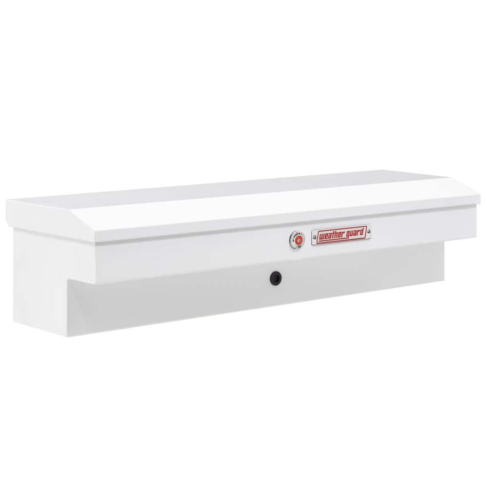Weather Guard 56 in. White Steel Lo-Side Truck Tool Box 175-3-04 - The ...