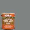 BEHR 1 gal. #6795 Slate Gray Solid Color House and Fence Exterior Wood ...
