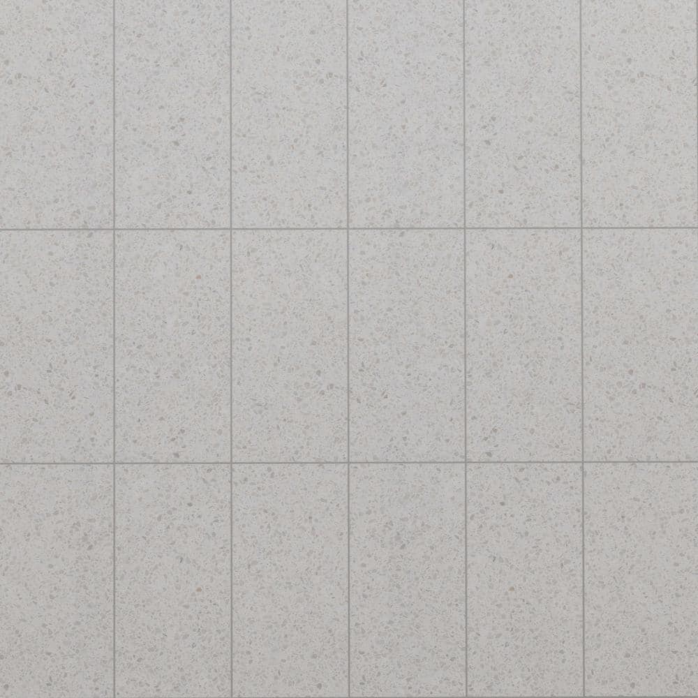 Giorbello Spanish Pureform Terrazzo 12 in. x 24 in. x 9mm Porcelain ...