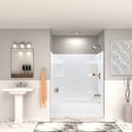 MUSTEE DURAWALL 60 in. W x 73 in. H x 30 in. D 6-Piece Glue-Up ...