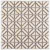 Merola Tile Tower Beige 6 in. x 6 in. Porcelain Mosaic Take Home Tile ...