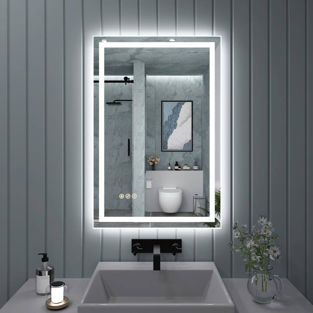 Reviews for TaiMei 20 in. W x 30 in. H Rectangular Frameless LED Light ...