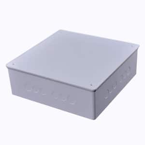 Yichuhaoxi PVC Plastic Junction Conduit Box 6 x 6 x 3 in. with Pre ...