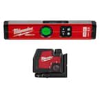 Milwaukee 14 in. REDSTICK Digital Box Level with Green 100 ft. Cross ...