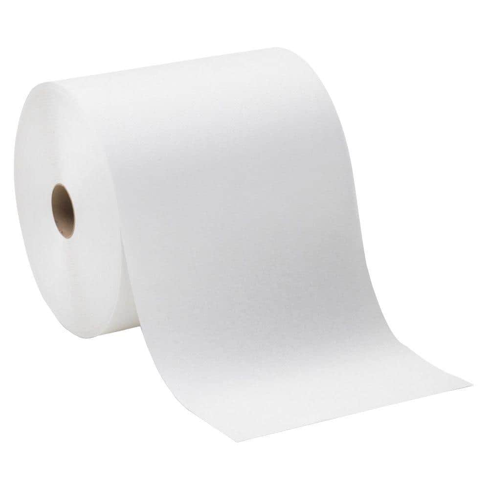 Preference 7.88 in. x 1000 ft. White High-Capacity Roll Towels (6 per ...