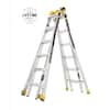 Gorilla Ladders 26 ft. Reach Aluminum Multi-Position Ladder w/ Project ...