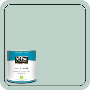 BEHR MARQUEE 1 gal. #S420-2 Moon Glass Satin Enamel Exterior Paint ...