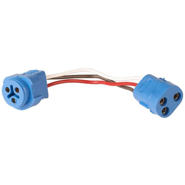 Female Pin to Male Pin Termination Adapter Plug 66830 - The Home Depot