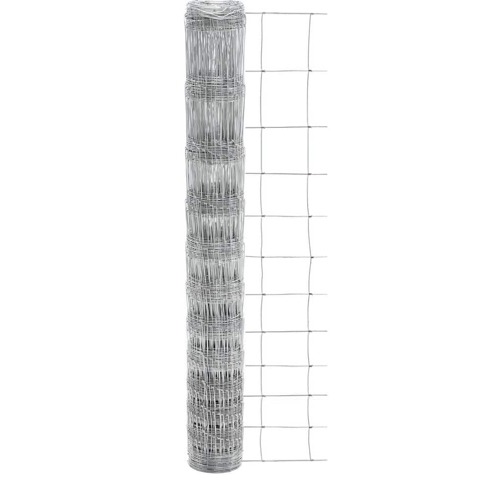 1968 in. W x 60 in. H Silver Steel Hot-Dipped Galvanized Twisted Weave ...