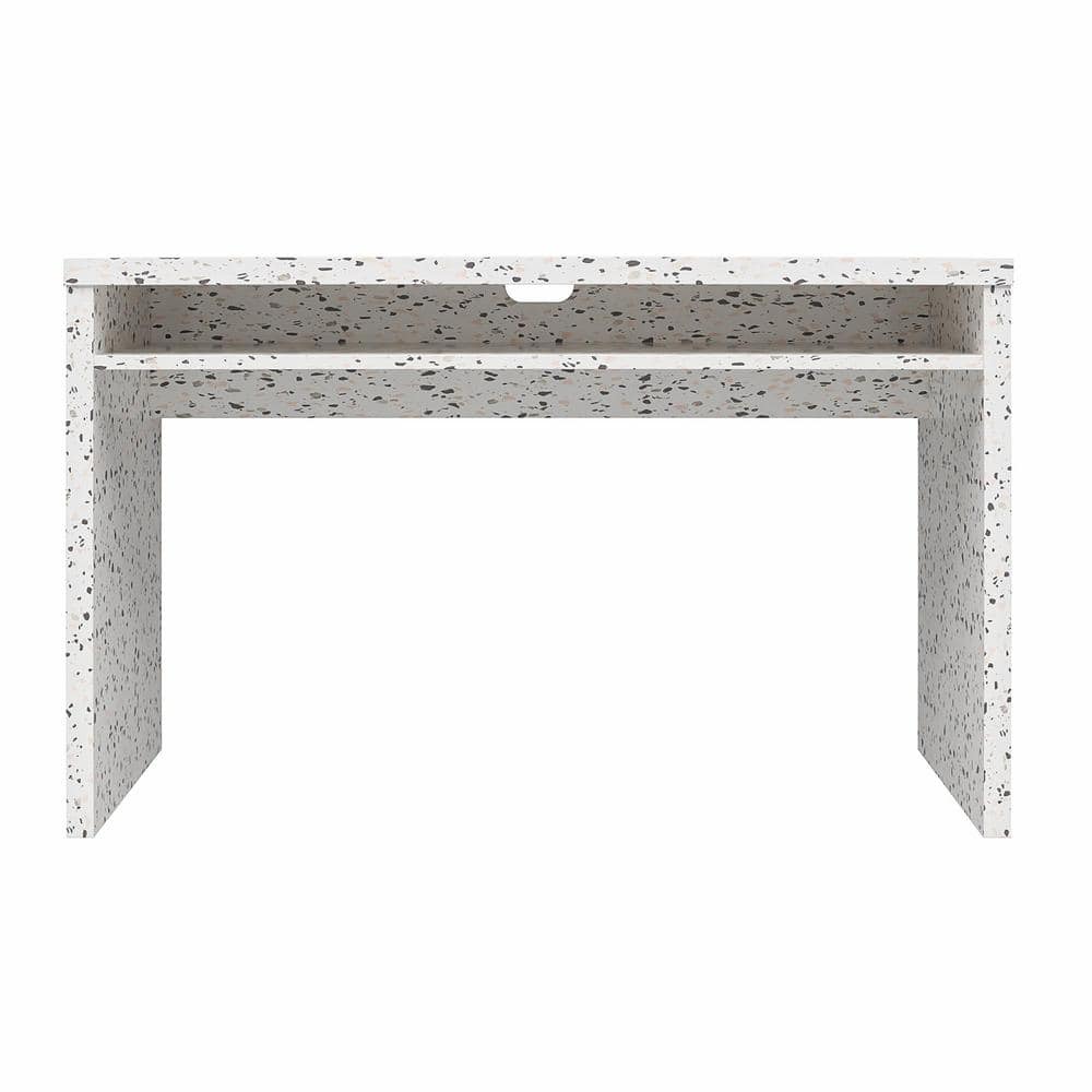 Mr. Kate Winston 47.6 in. Rectangular Faux Terrazzo Computer Desk with ...
