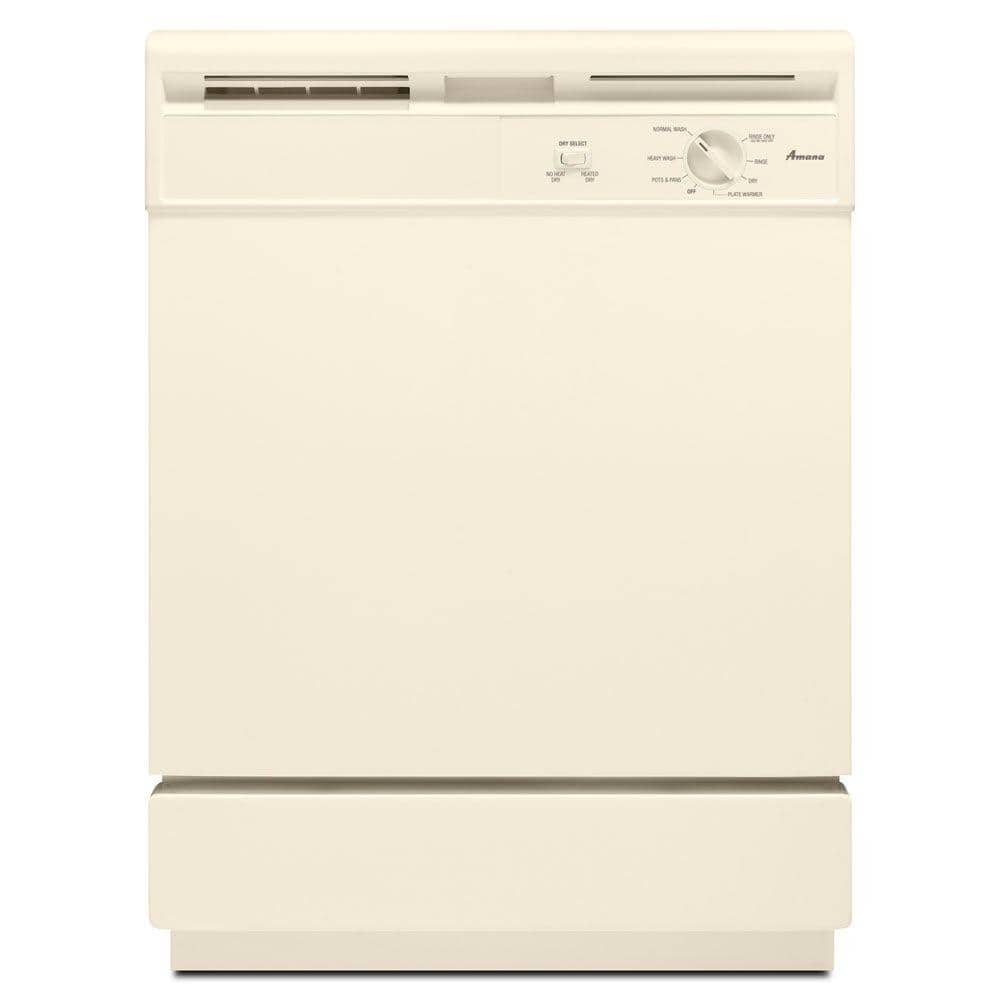Amana Front Control Dishwasher in Bisque ADB1000AWQ - The Home Depot