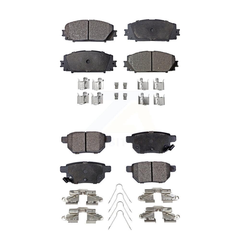 TEC Front Rear Ceramic Brake Pads Kit For Toyota Yaris KTC-100093 KTC ...
