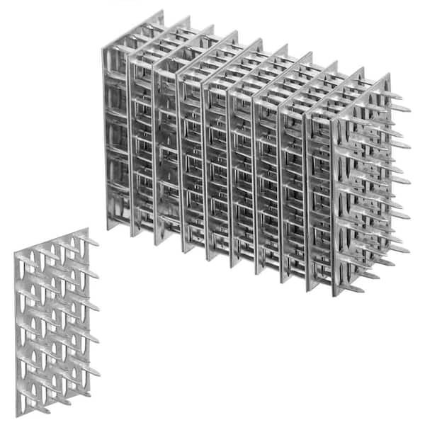 Angel Sar 20 Pcs 4" x 2" Mending Repair Tie Plates, 21-Gauge Pronged ...