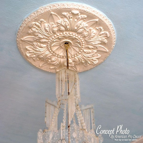 Gold Scrolled Ceiling Medallion