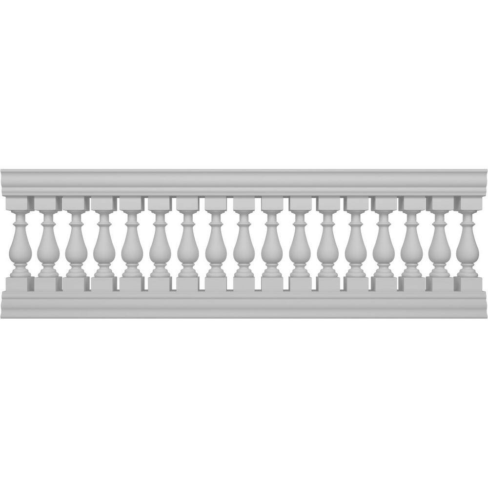 Ekena Millwork Fiberthane Traditional Balustrade 96 in. L x 33 in. H ...
