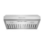 KitchenAid 36 in. Low Profile Under Cabinet Ventilation Range Hood with ...