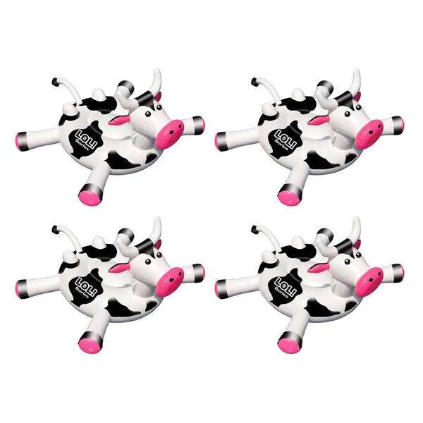 Swimline LOL Swimming Pool Kids Giant Rideable Cow Inflatable Float ...