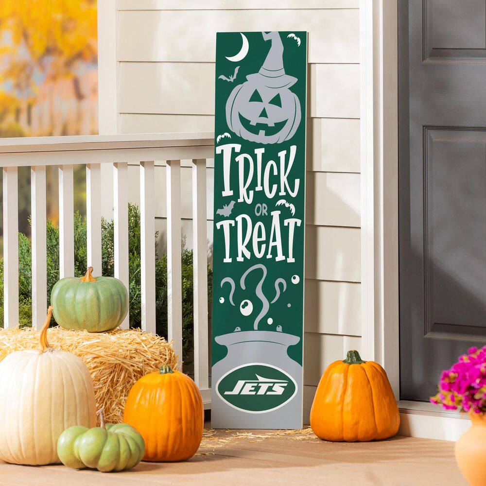 Evergreen 47 in. Double Sided Leaner Halloween Prop Porch Sign, New ...