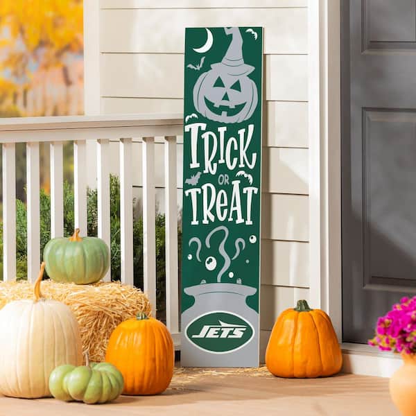 Evergreen 47 in. Double Sided Leaner Halloween Prop Porch Sign, New ...