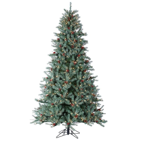 Sterling 7.5 ft. Pre-Lit Diamond Fir Artificial Christmas Tree with ...