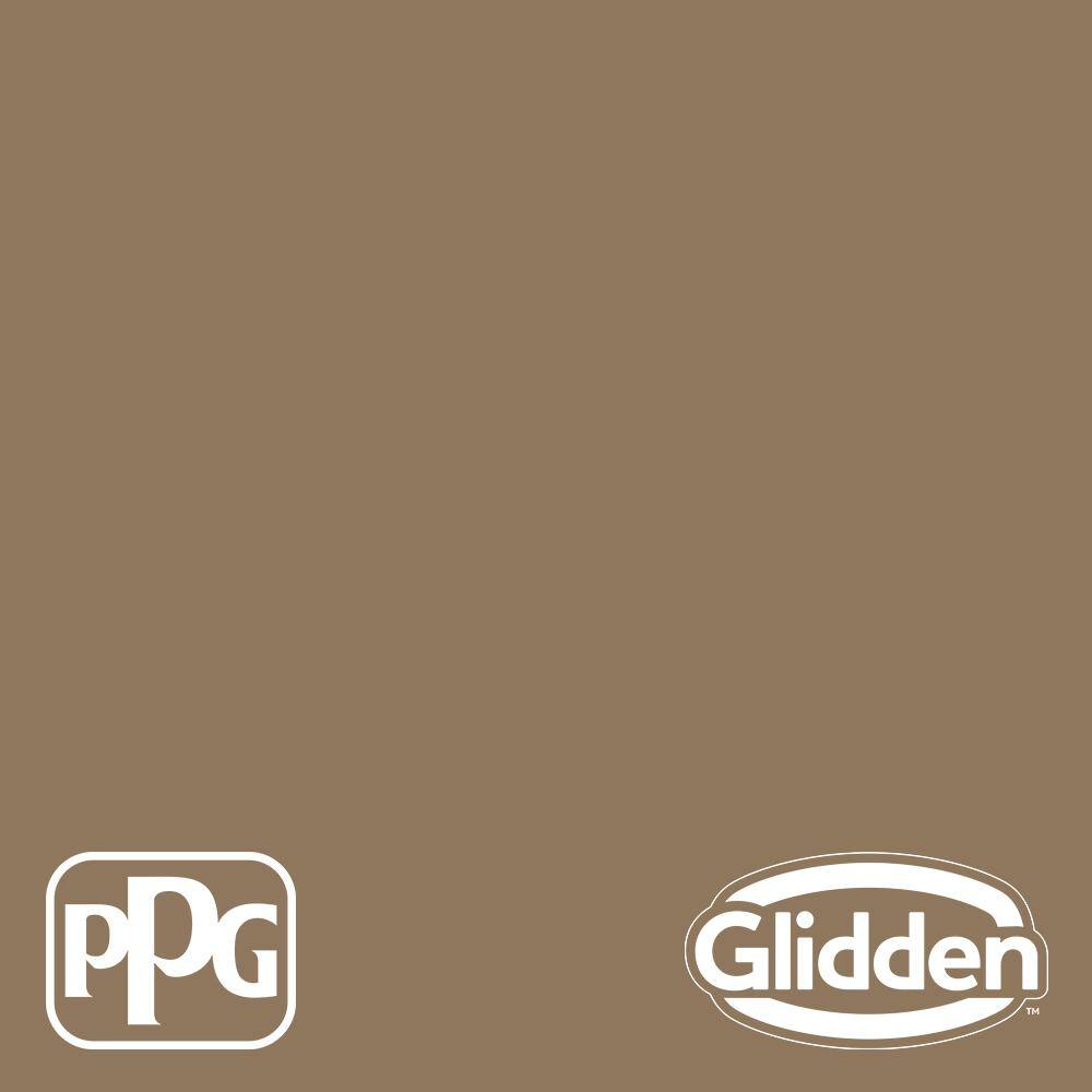 Glidden 8 oz. PPG1085-6 Hat Box Brown Satin Interior Paint Sample ...