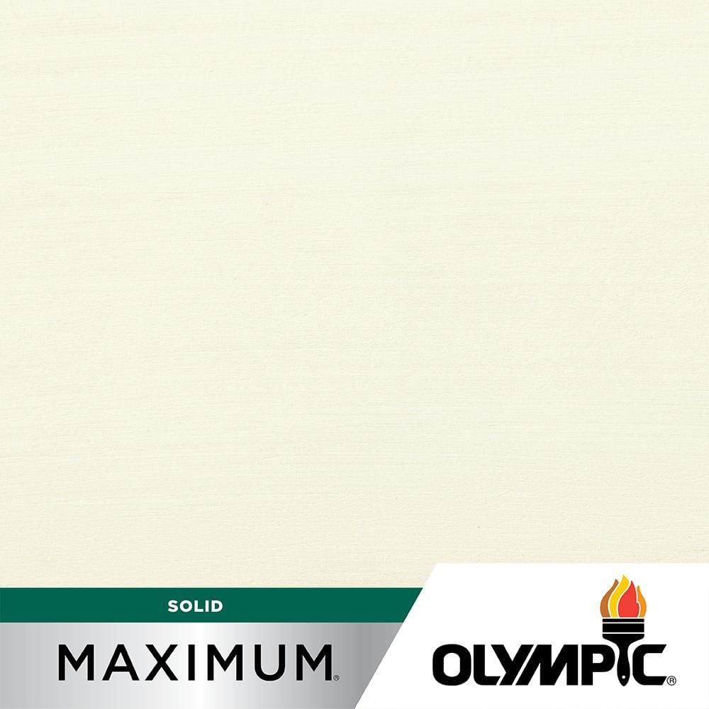 Reviews for Olympic Maximum 1 gal. SC-1087 White Solid Color Exterior ...