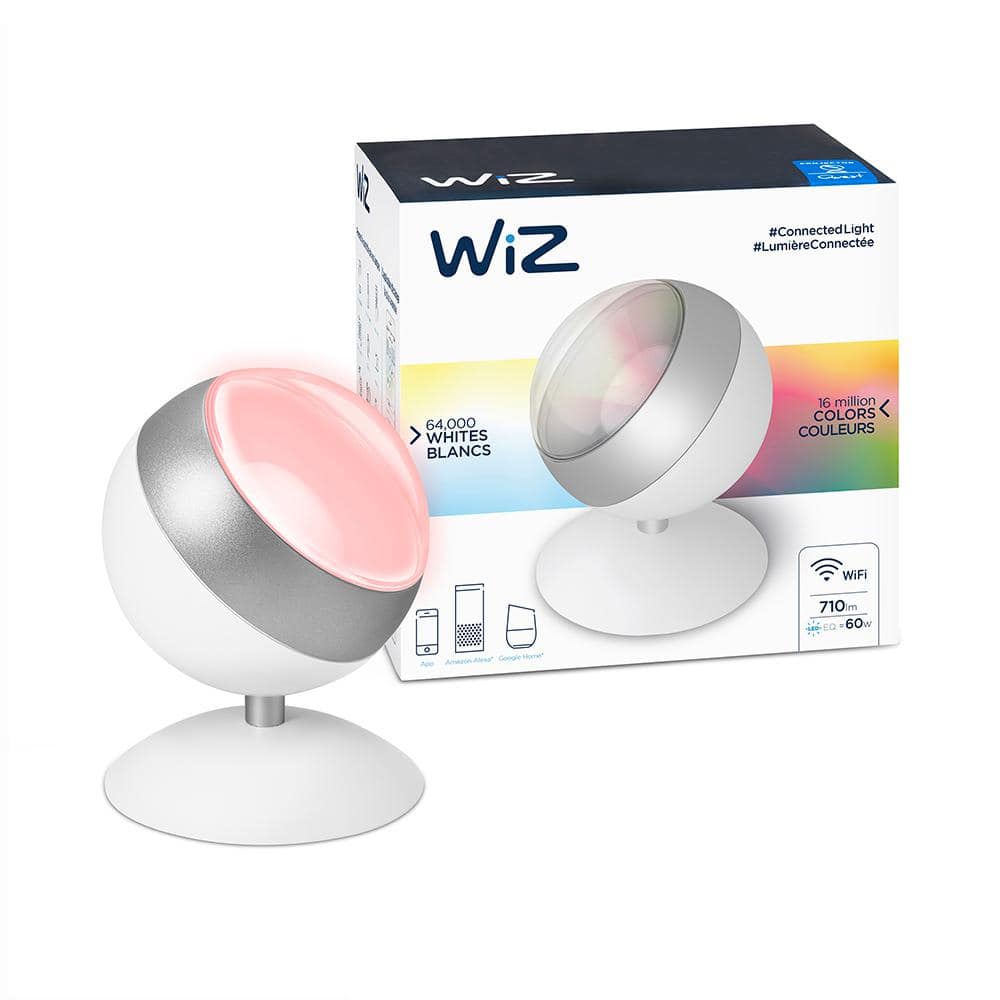 WiZ Quest 6.38 in. White Colors and Tunable White Wi-Fi Connected Smart ...