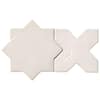 Ivy Hill Tile Tripoli Star-Crossed White 6.1 in. x 0.35 in. Matte ...
