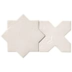Ivy Hill Tile Tripoli Star-Crossed White 6.1 in. x 0.35 in. Matte ...