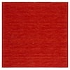 SAFAVIEH Kilim Red/Rust 6 ft. x 6 ft. Solid Color Square Area Rug ...