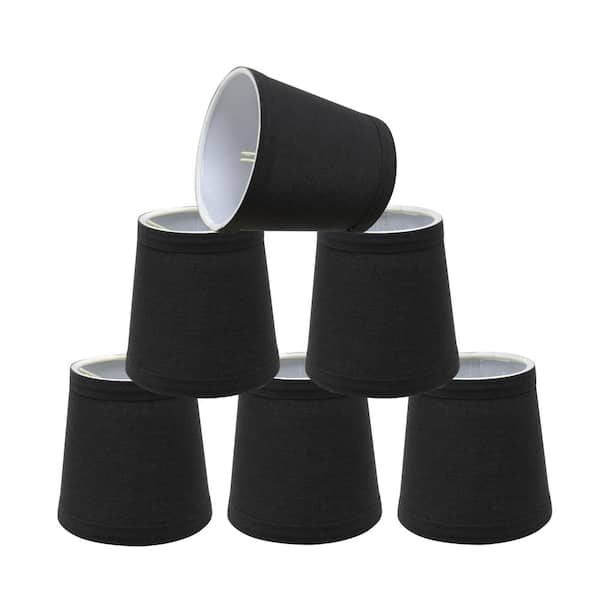 Aspen Creative Corporation 4 in. x 4 in. Black Hardback Empire Lamp ...