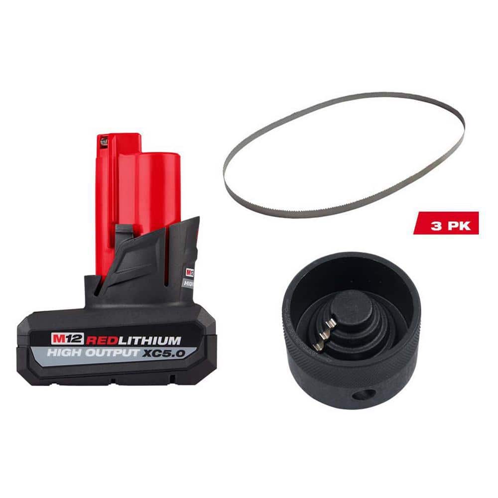 Milwaukee M12 12V Lithium-Ion XC Extended Capacity Battery Pack 5.0Ah w ...