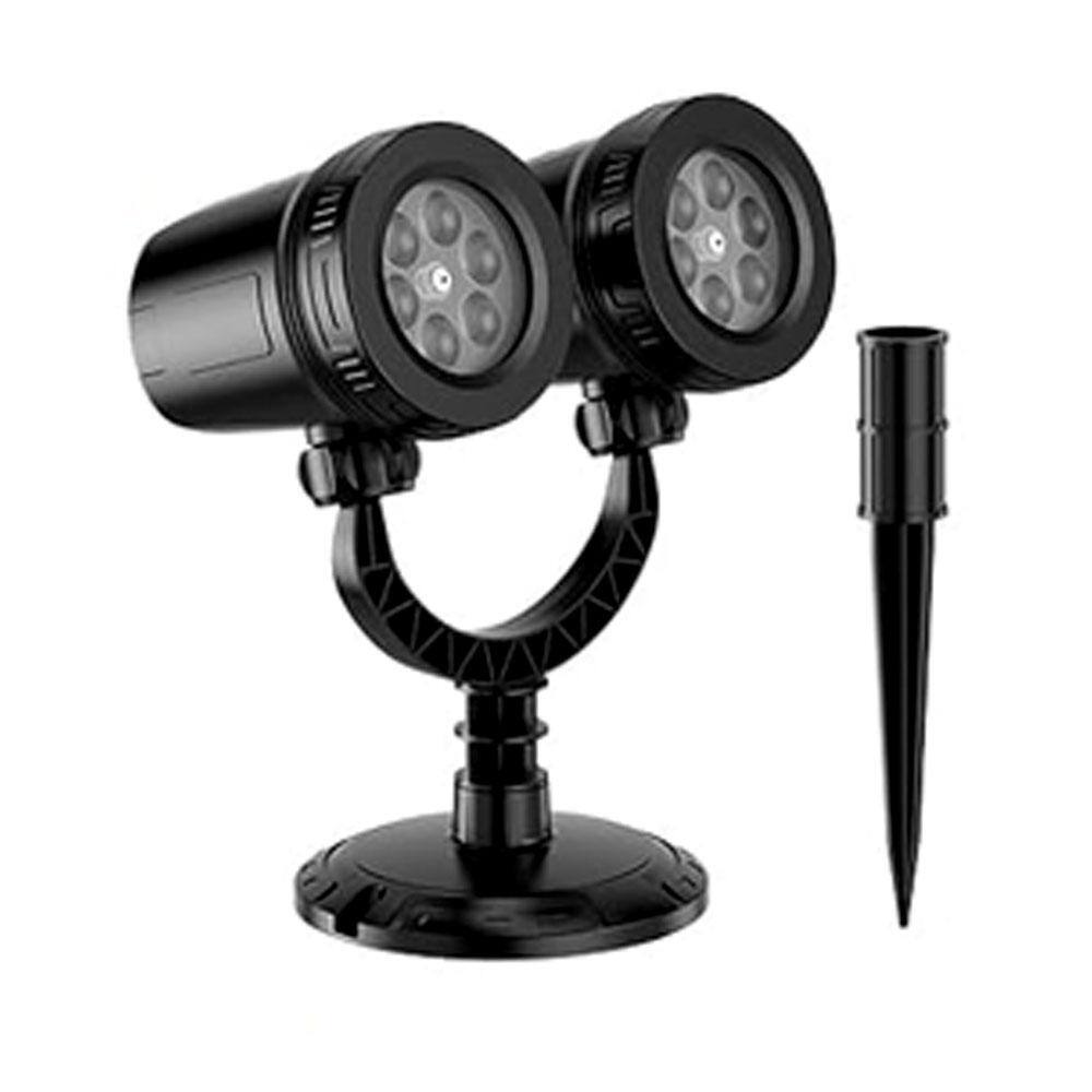 Afoxsos Dual-Head Christmas Snowflake Projector Light, IP65 Waterproof ...