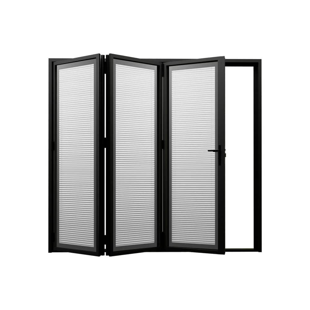 ARK DESIGN 108 in. x 80 in. Left Opening/Outswing Double Tempered Glass ...