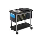 Steel Open Top File Cart in Matte Gray VF52000