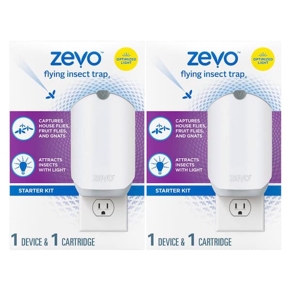 ZEVO Indoor Flying Insect Trap for Fruit Flies, Gnats and House Flies 1 ...
