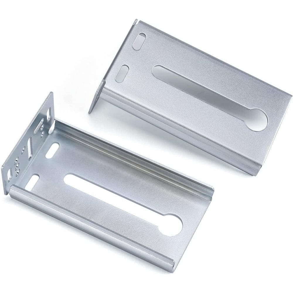 Wudkey 10 Pairs Rear Mounting Brackets for Drawer Slide, Cabinet Track ...