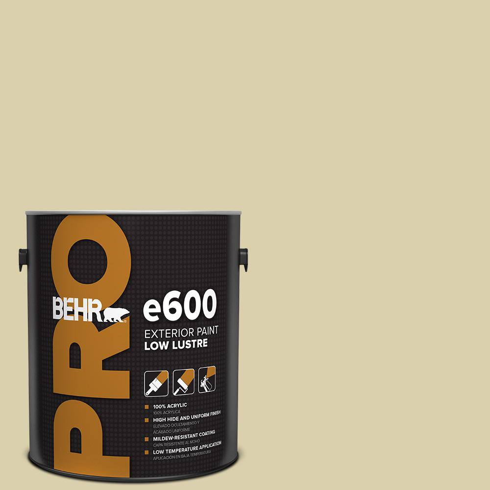 BEHR PRO 1 gal. #M330-3 Sweet Jasmine Low Luster Exterior Paint PR62001 ...
