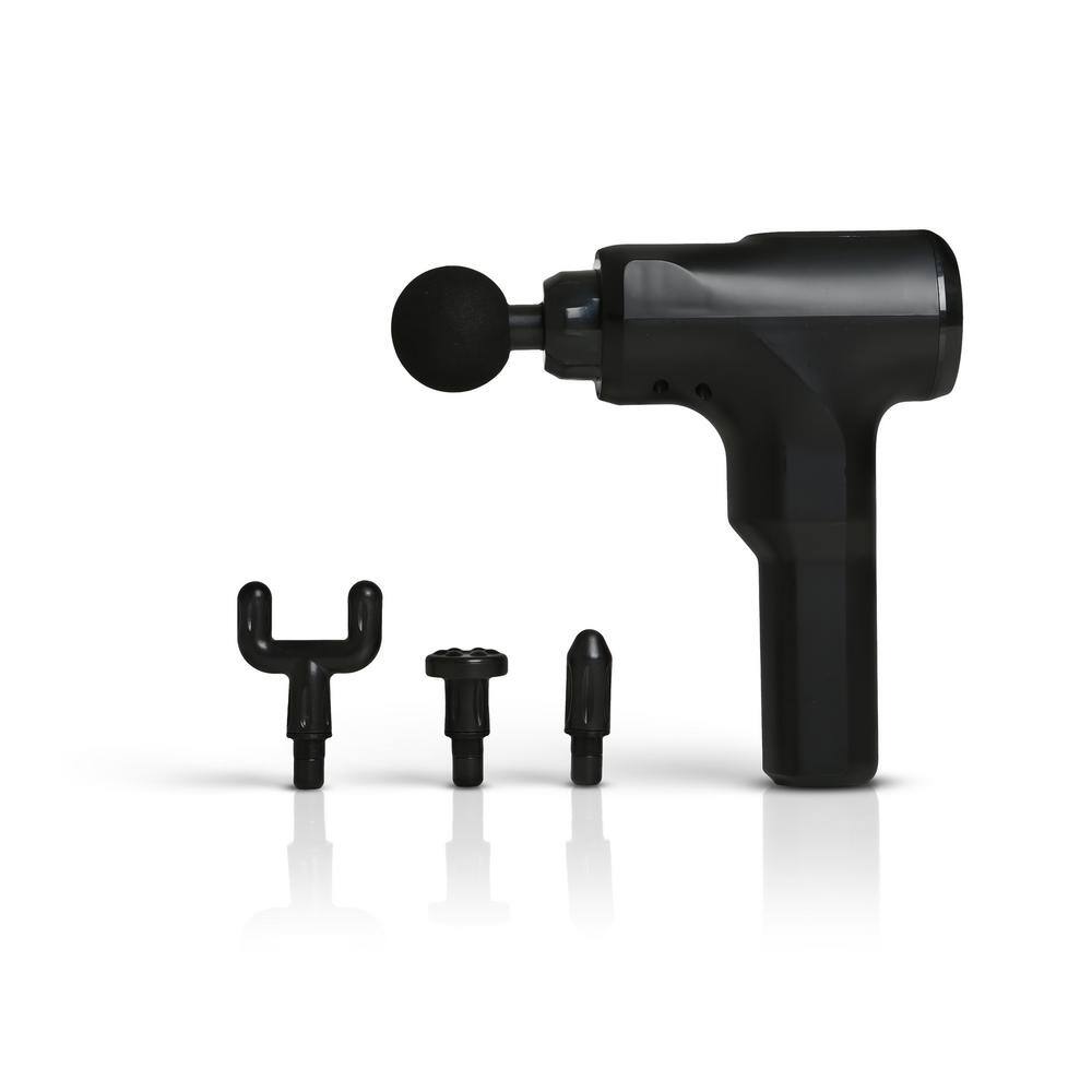 BLUZEN 5-Speed Large Percussion Massager with Case Black MA-BLK-02 ...